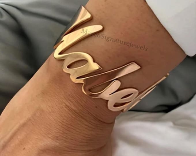 Custom Bangle Bracelet | Name Bangle | Personalized Bangle | Custom ...