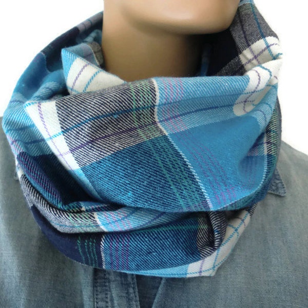 Blue Infinity Scarf - Etsy