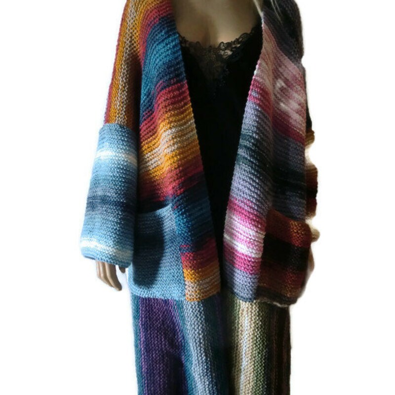 Hand Knit Jacket - Etsy