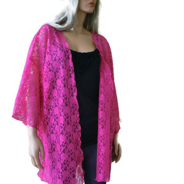 Pink Lace Jacket - Etsy