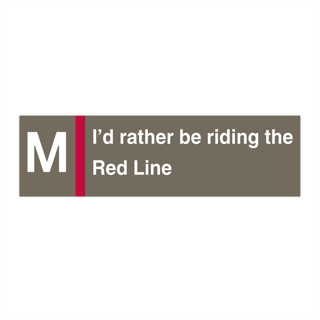 DC Red Line Sticker - Etsy