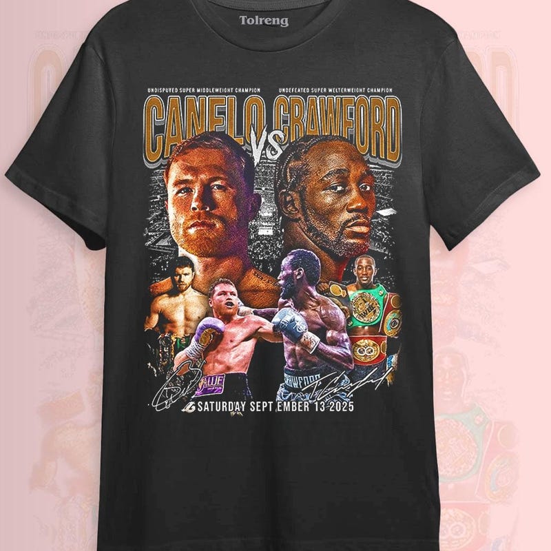 Canelo Vs Crawford Tshirt - Etsy
