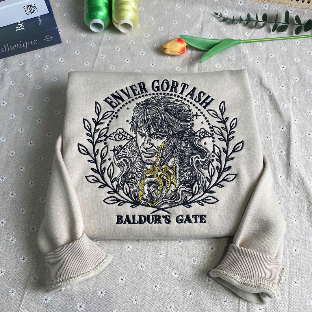 Enver Gortash Embroidered Sweatshirt, Bg3 Embroidered Hoodie, Adventure ...