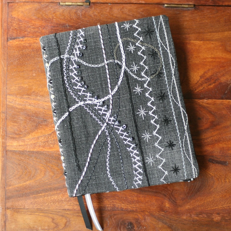 Embroidered Notebook - Etsy