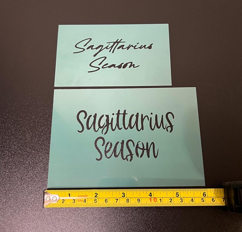 Sagittarius Season Cake Stencils - Etsy