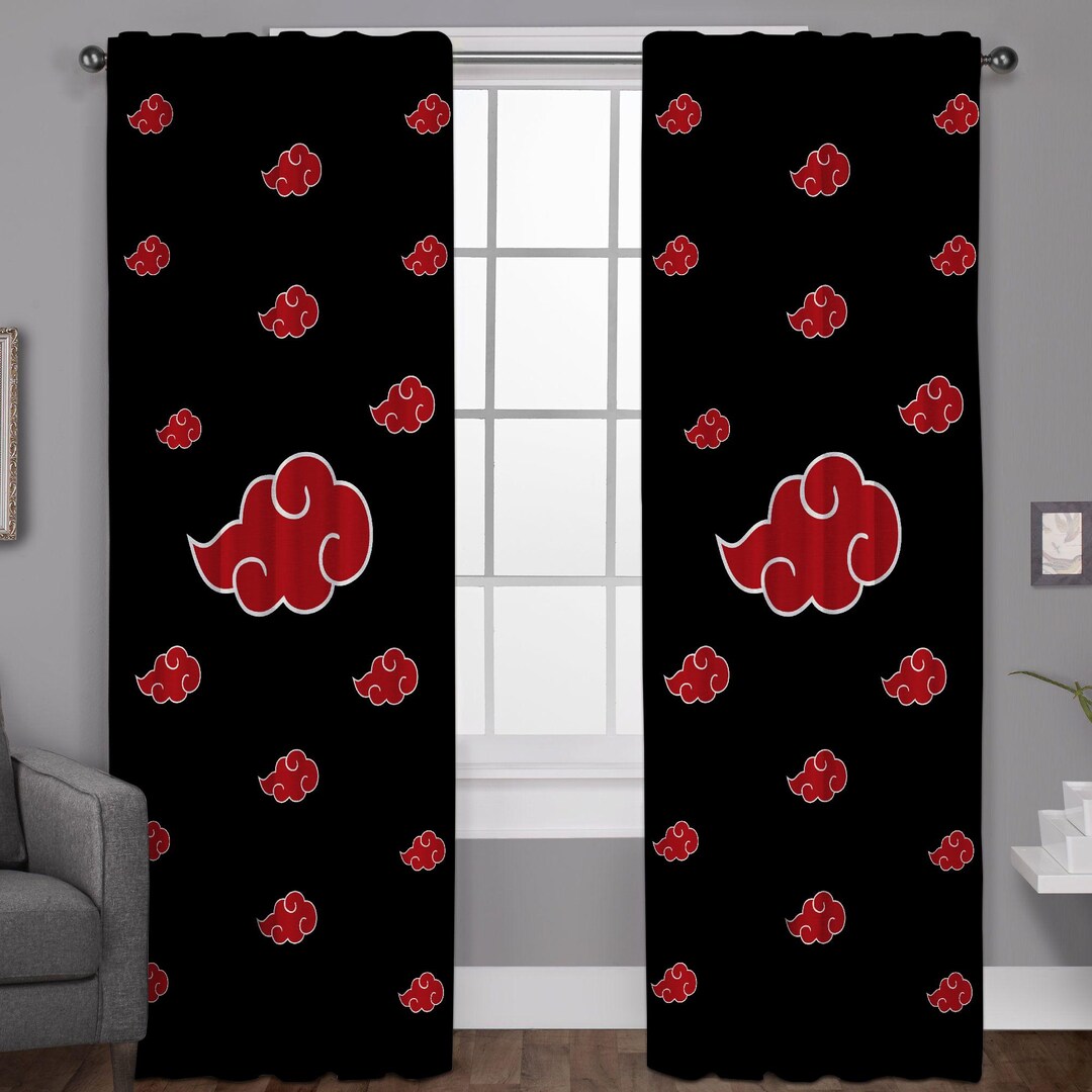 Anime Logo Curtain, Anime Curtain, Anime Themed Curtain, Window Curtain ...