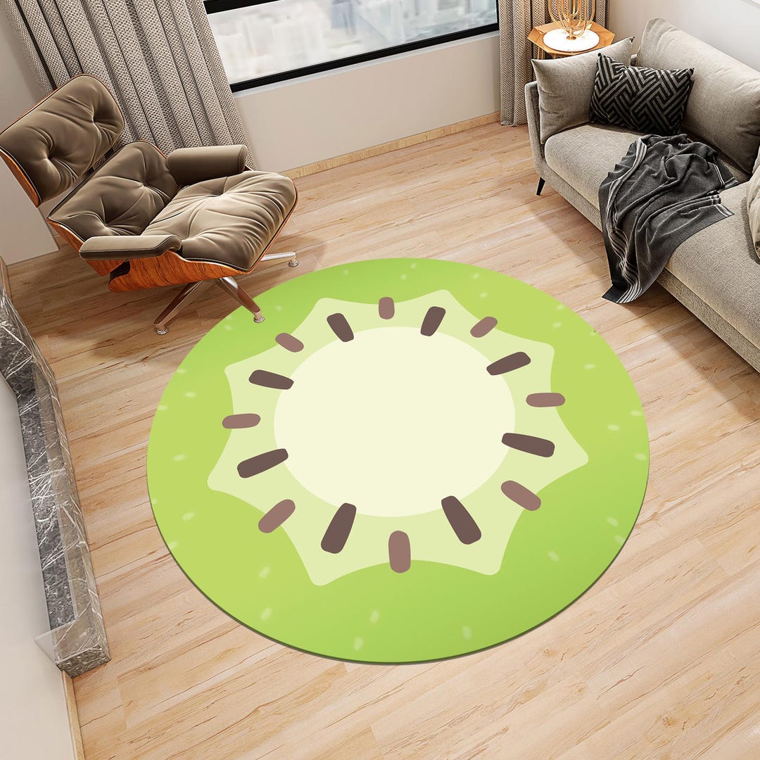 Kiwi Rug, Fruit Rug, Kitchen Rug, Kitchen Decor, Gift for Mom, Mother ...