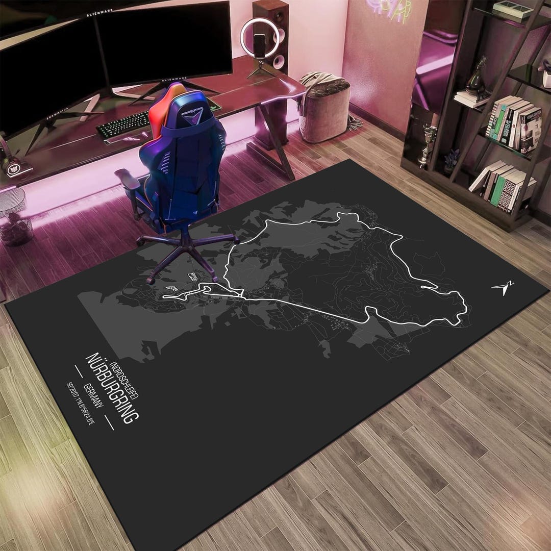 Racing Game Map,race Map Rug,game Rug,car Racing Map,game Decor,game ...