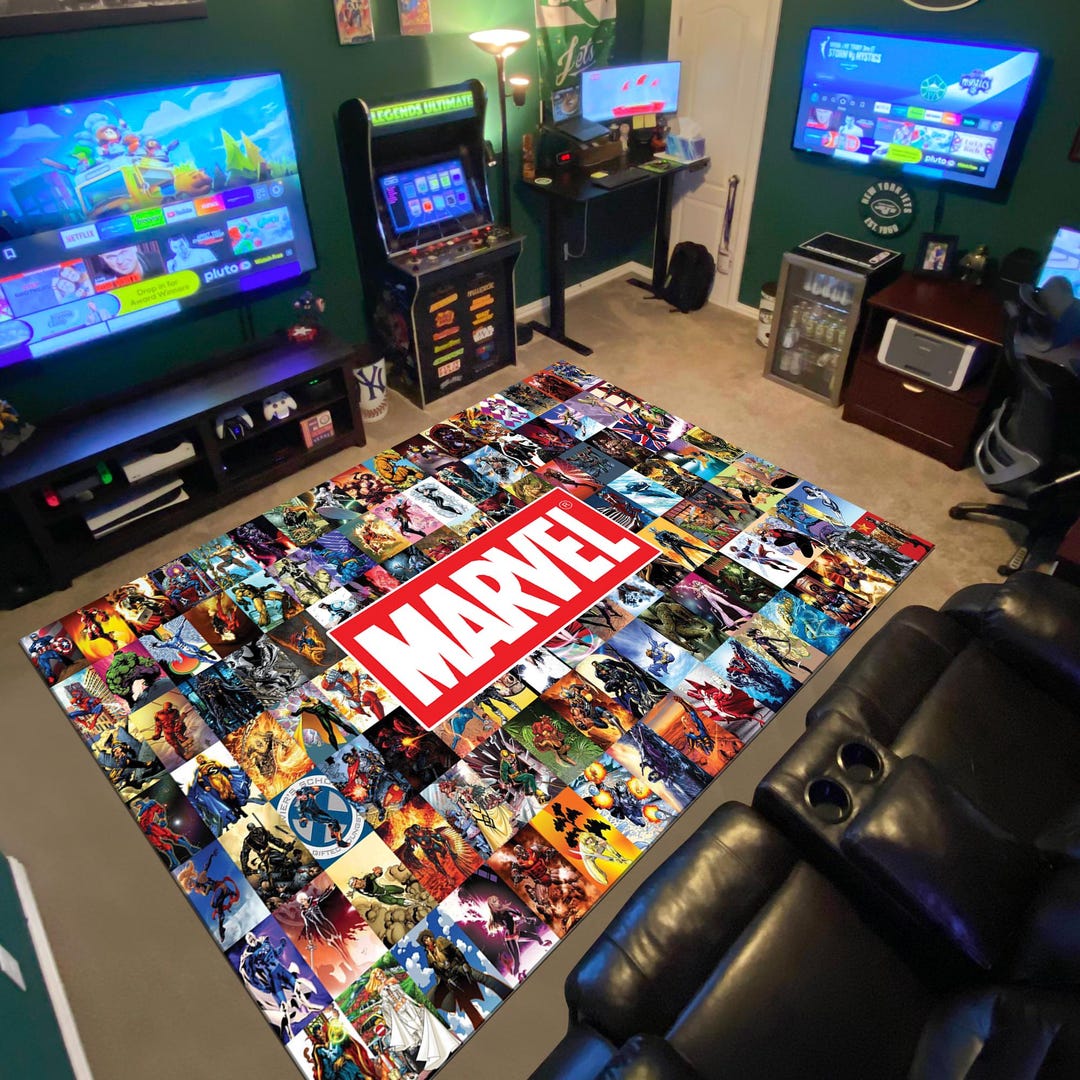 Marvel Characters Rug,avengers Rug,superheros Rug,fantastic Rug,movie ...