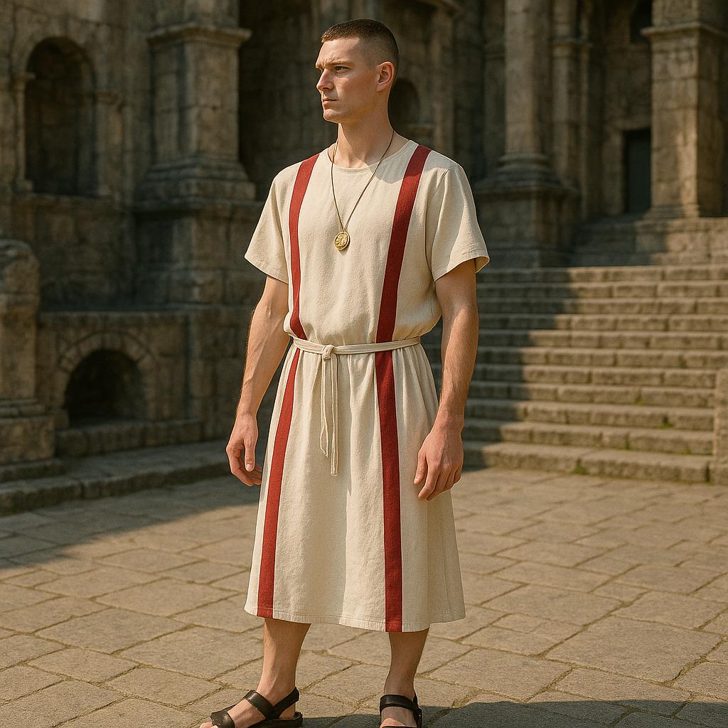 Roman Gladiator Tunic | Greek Toga Costume for Men | Historical ...