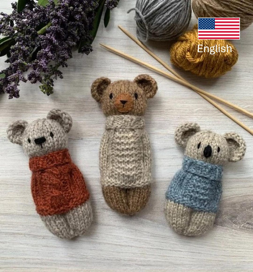 Pocket Buddies No4 - KNITTING PATTERN (with Bonus) - Etsy