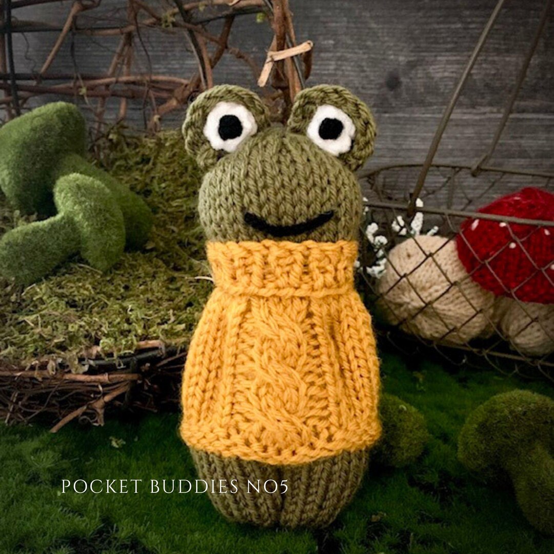 Pocket Buddies No5 - KNITTING PATTERN - Etsy