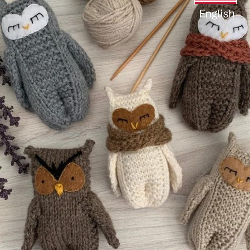 Owl Sweater Pattern - Etsy