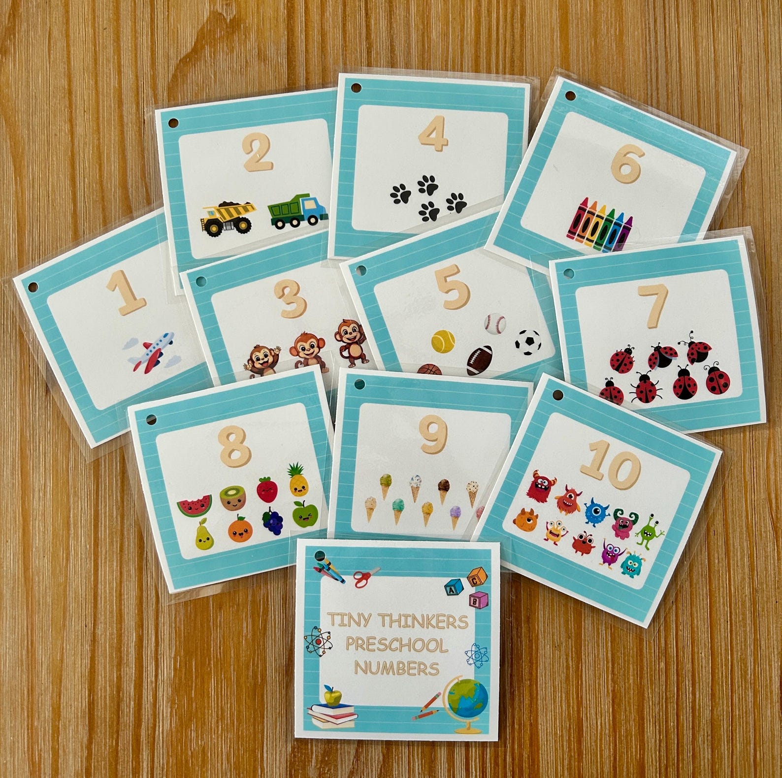 Tiny Thinkers Set of 4 Bundle! Learn My Alphabet. Numbers, Colors, and ...