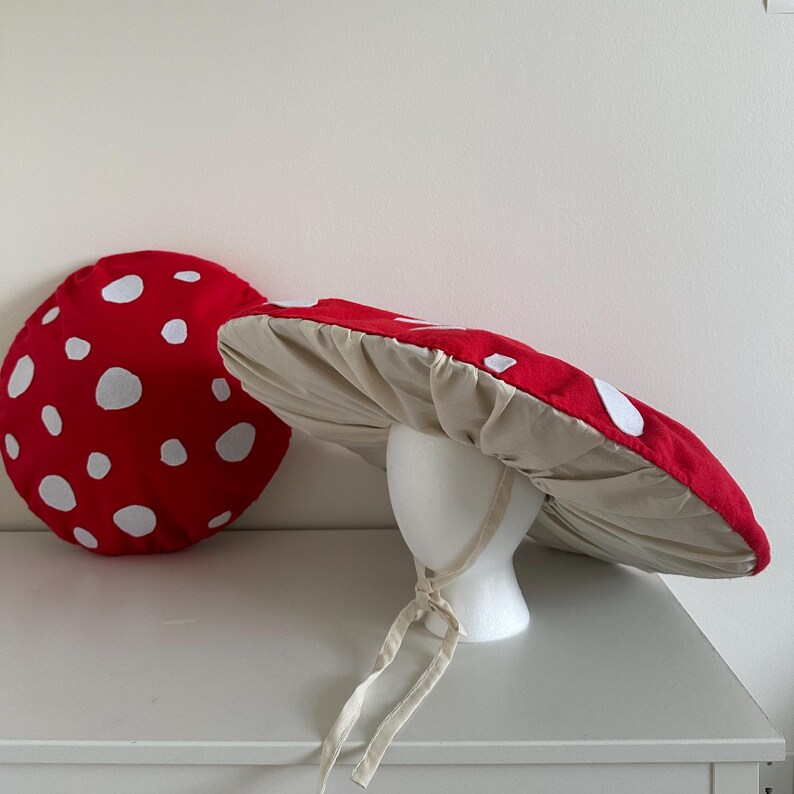Big Amanita Mushroom Hat – for Adults and Kids - Etsy