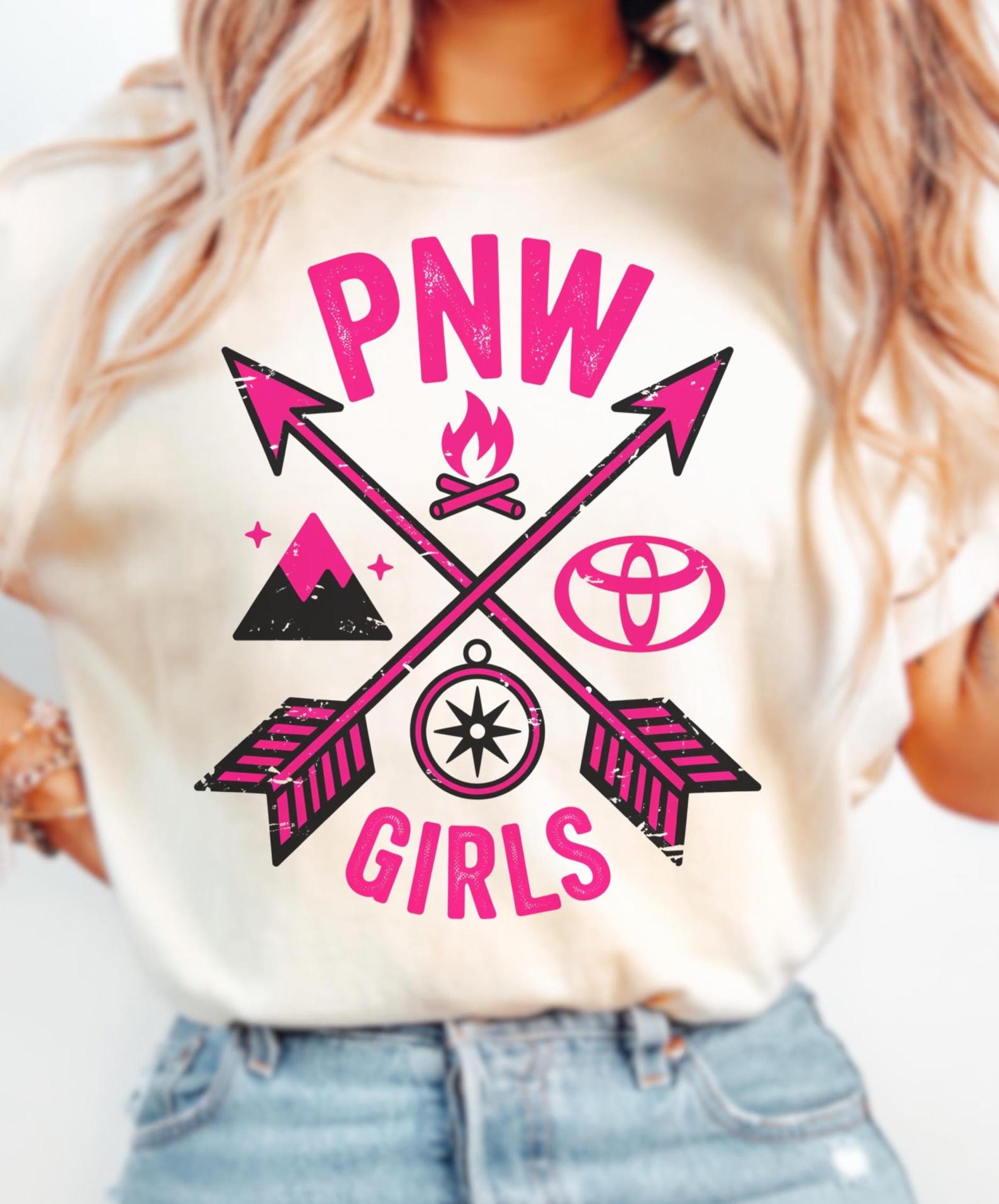 PNW Girls Toyota PNG: Off-road Adventure Graphic (digital Download) - Etsy