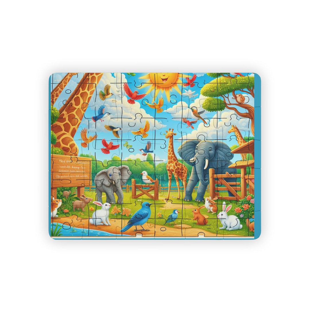 30-piece Kids Jungle Safari Puzzle - Fun & Educational Toy for Children ...