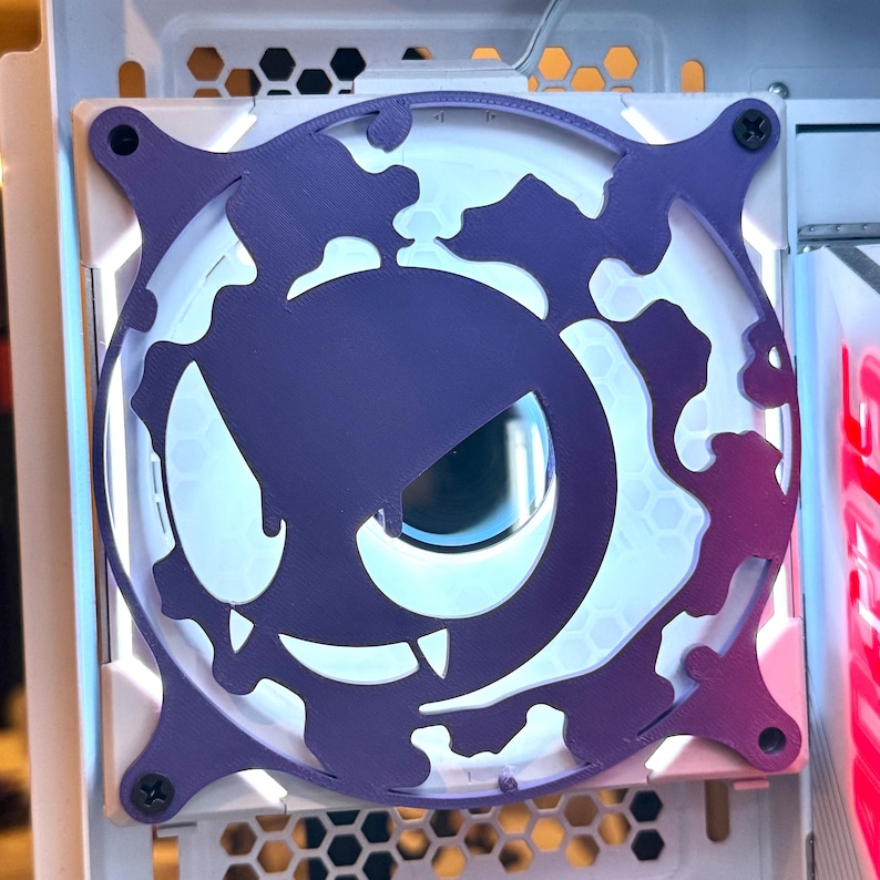 The Ghost Collection Gaming PC Fan Cover Shroud Grill Custom Anime ...