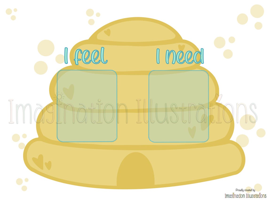 Emotional Regulation Visual Cue Cards Support - Sonny the Bee - Etsy