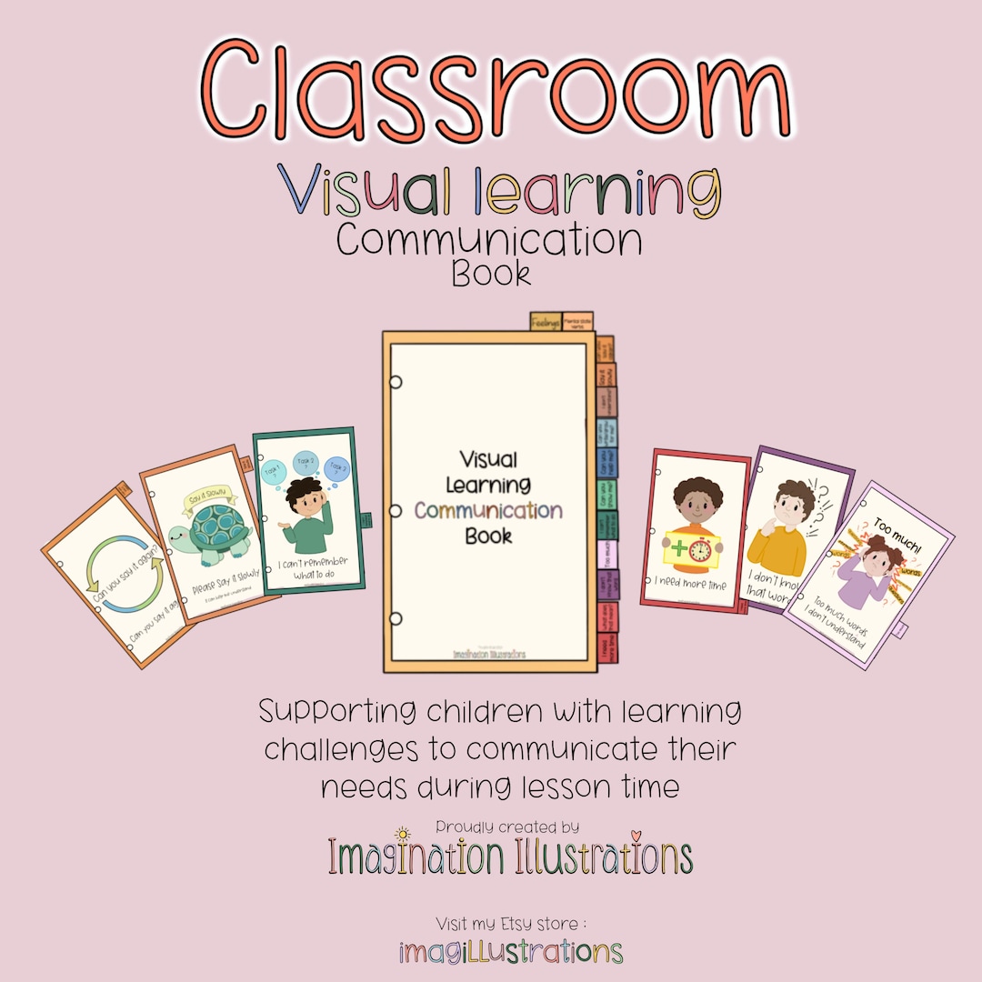 Visual Learning Communication Book- Visual Cues Supporting Additional ...