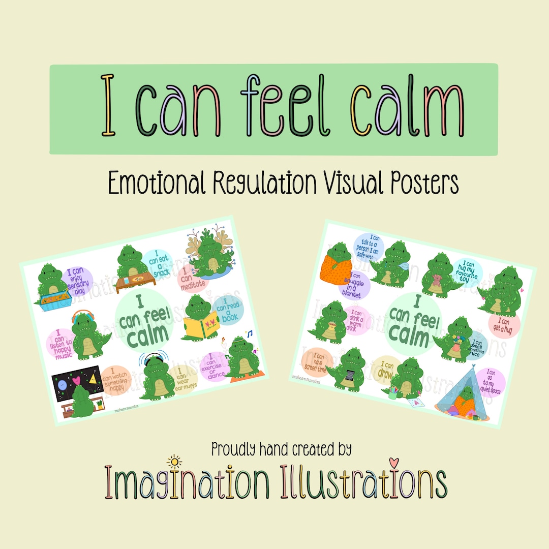 Emotional Regulation Visual Posters- Chomp the Crocodile - Etsy