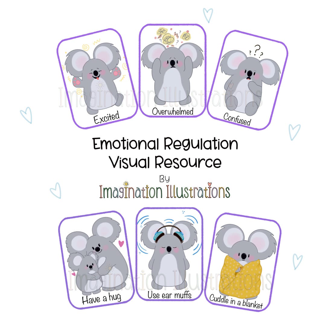 Emotional Regulation Visual Support Kohala the Koala - Etsy