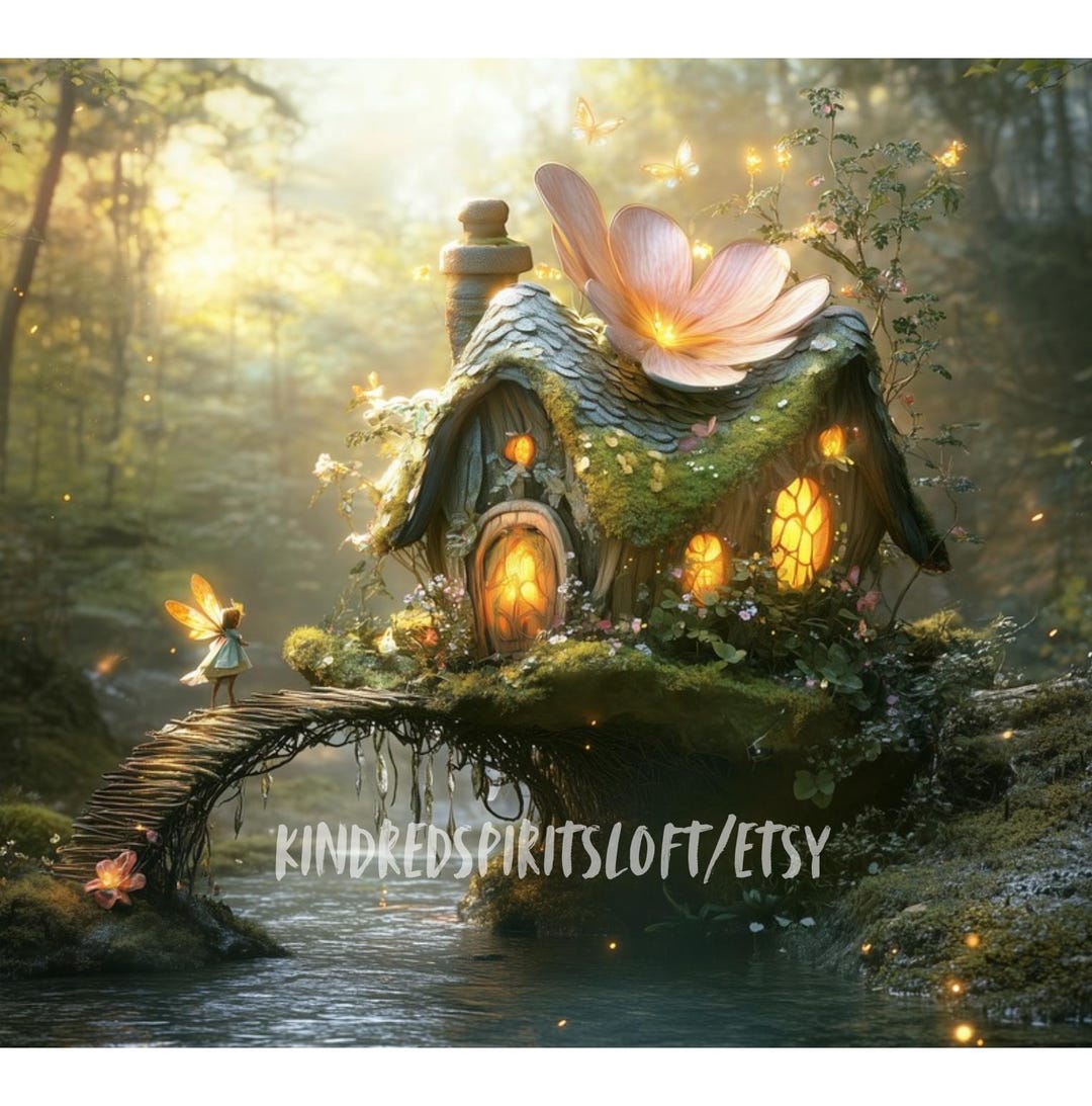 Lunaria Glade, Enchanted Faerie Grove Cottage, Astral Abode, Dreamy ...