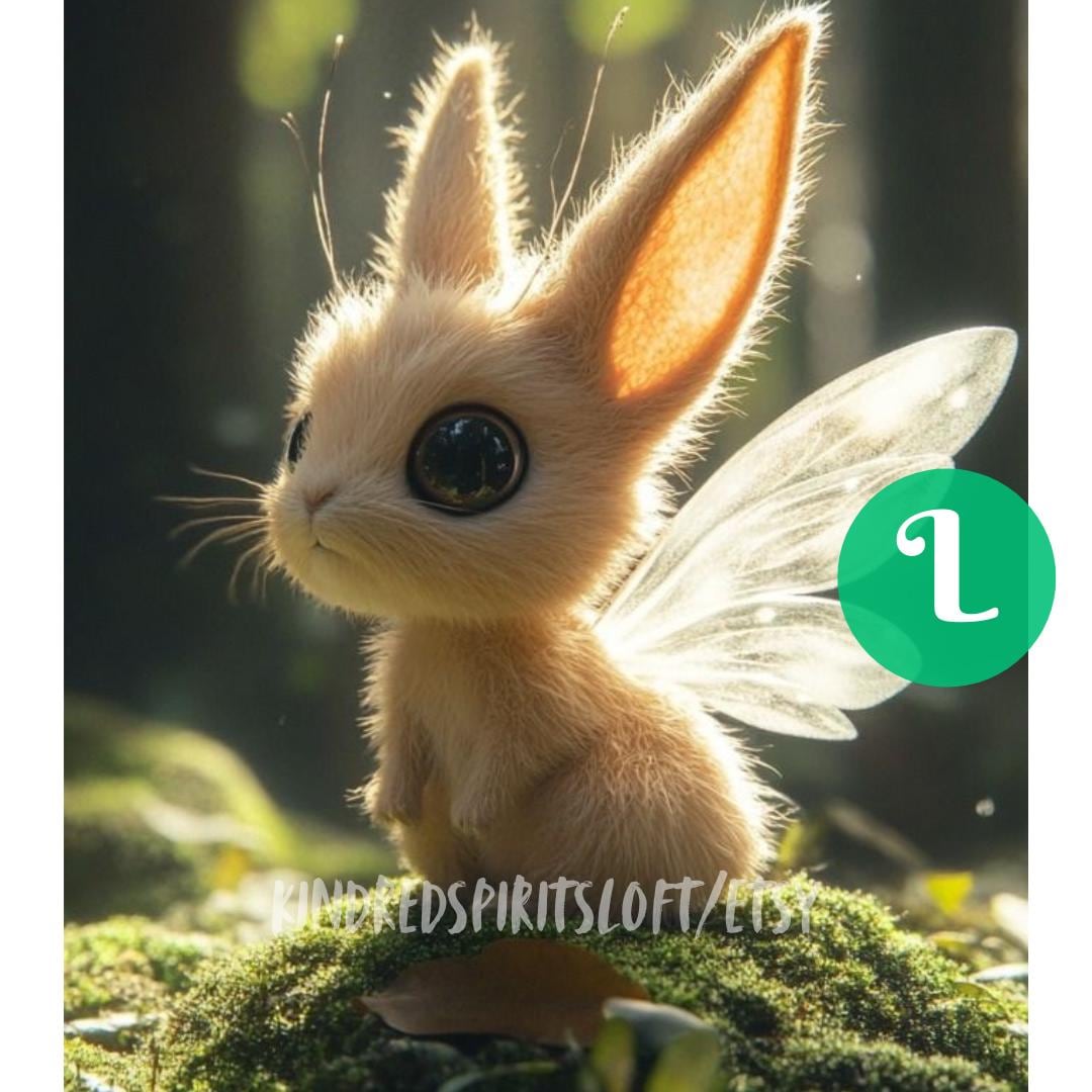 Winged Bunny Fae Spirit Companion: White Arts, Joy Weaving (direct ...