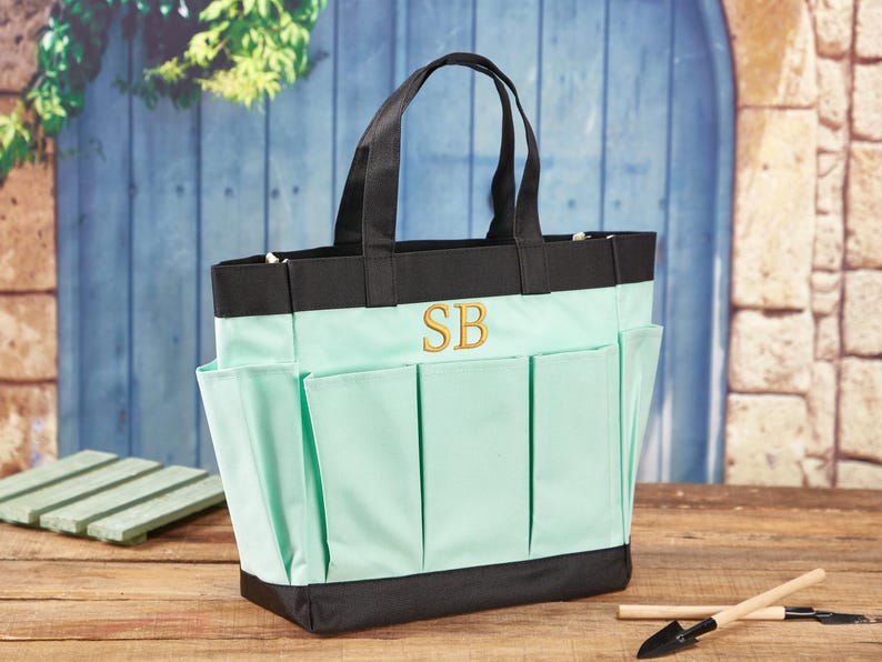 Personalized Garden Tool Bag, Tool Tote Bag With Outside Pockets, Gifts ...