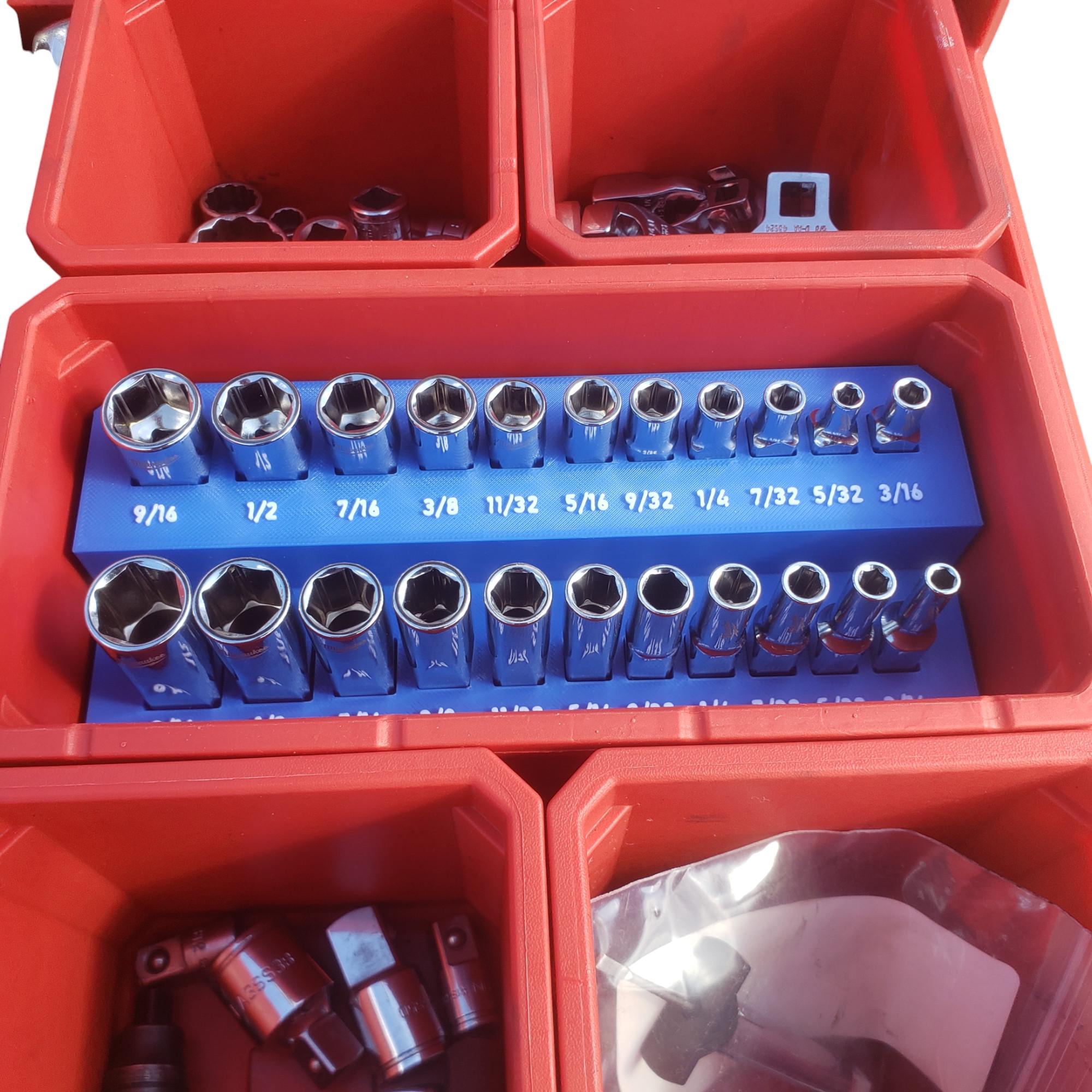 Milwaukee Pack Out Insert for Standard Size Square End Sockets - Etsy