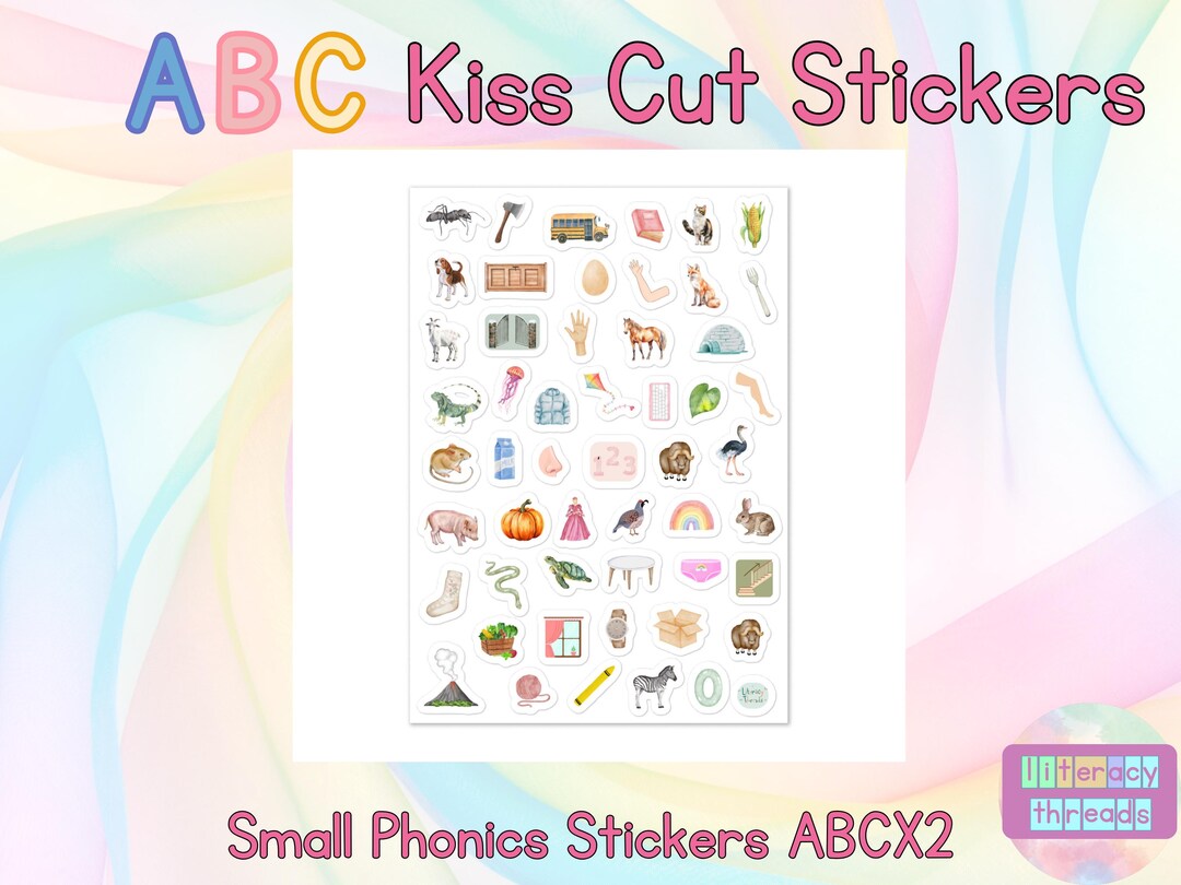 Phonics Stickers for Kids – ABC Letter & Sound Match – Educational ...