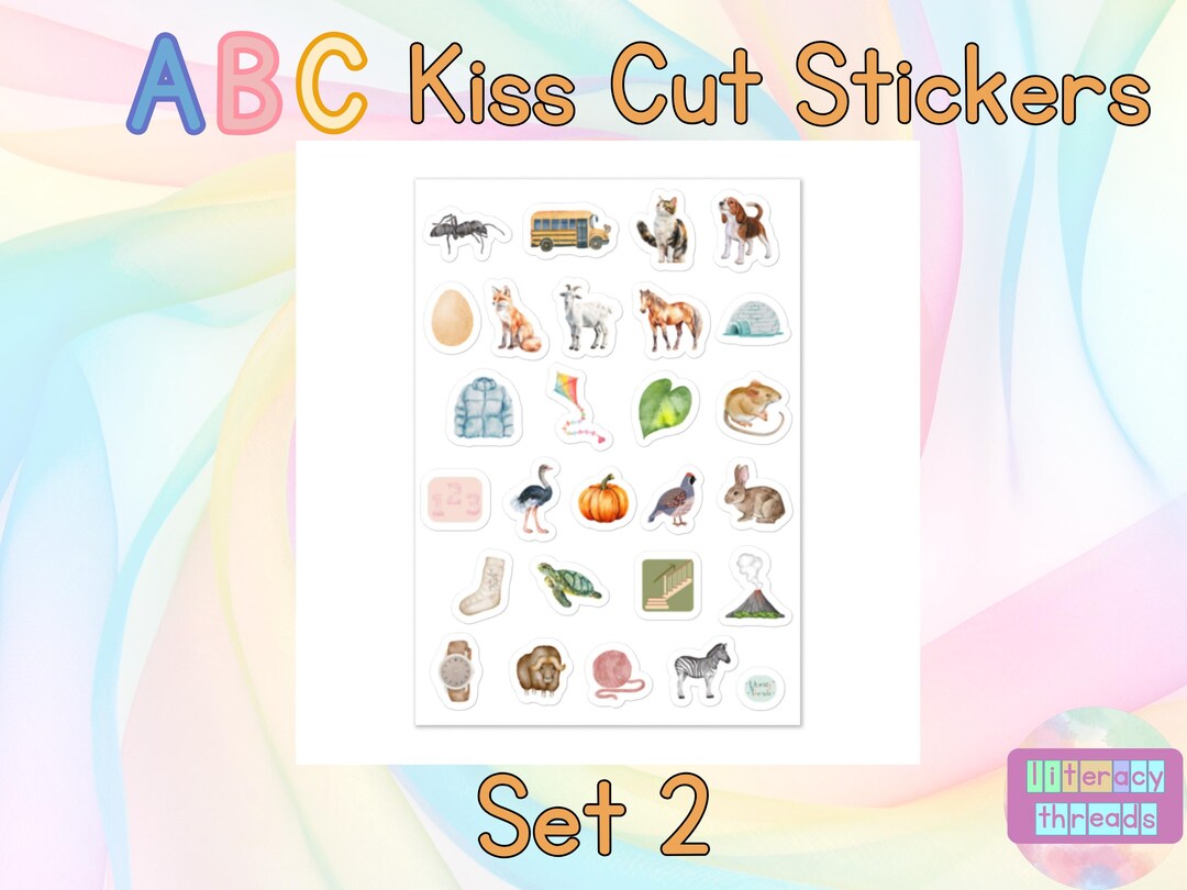 Phonics Stickers for Kids – ABC Letter & Sound Match – Educational ...