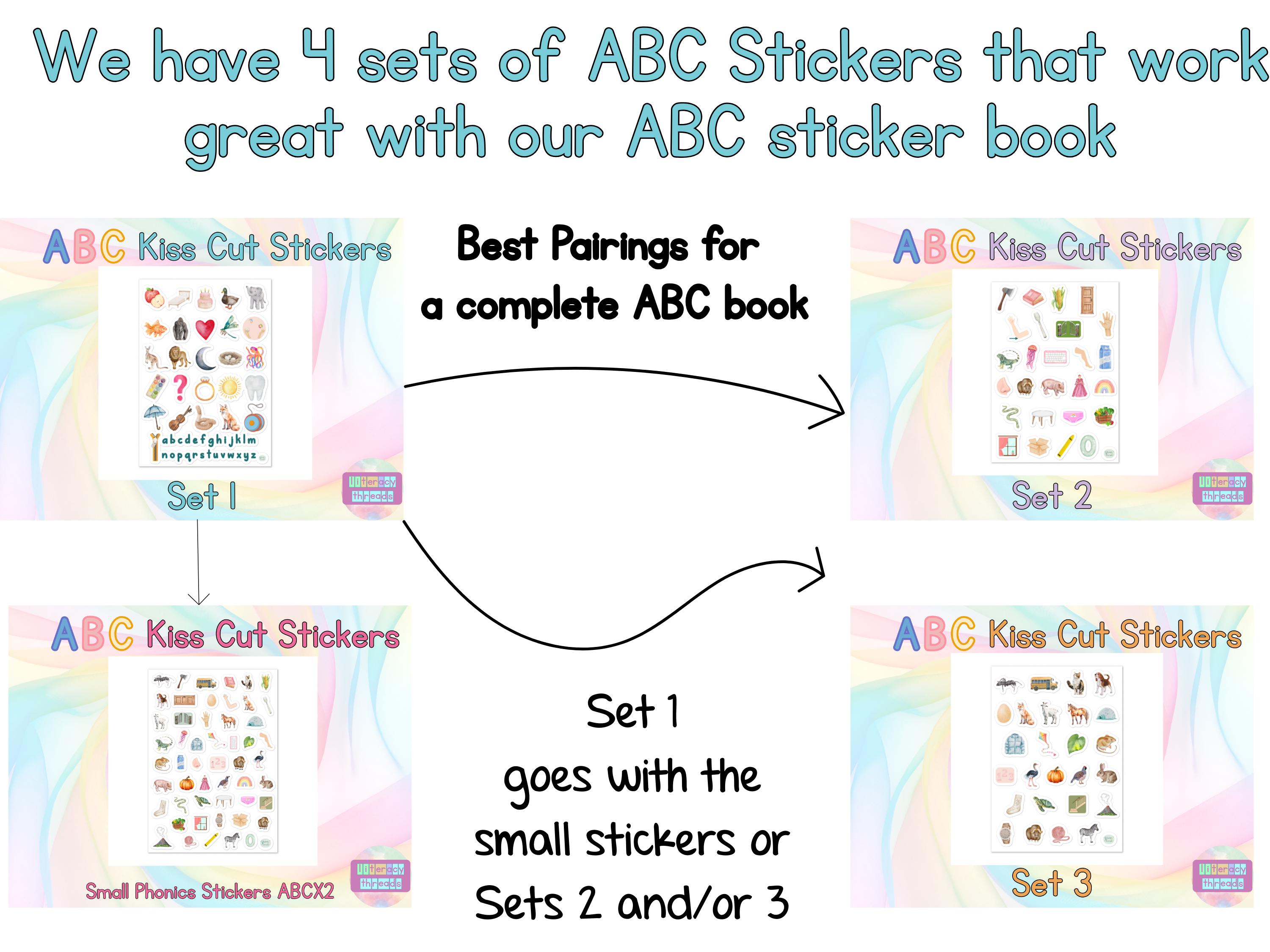 Phonics Stickers for Kids – ABC Letter & Sound Match – Educational ...