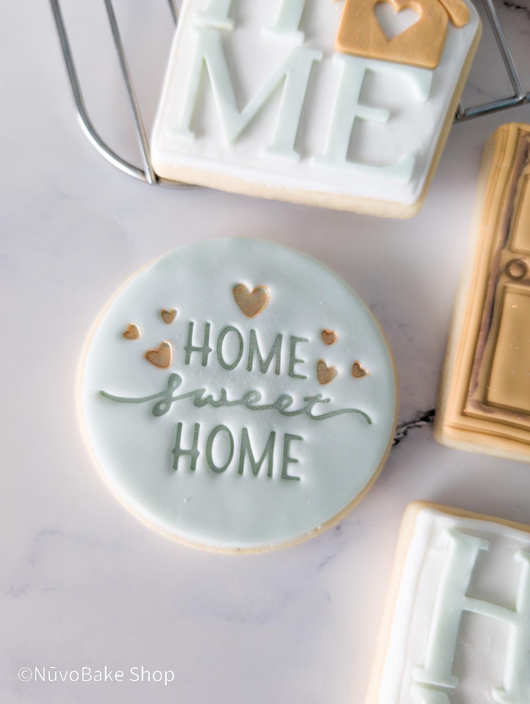 Home Sweet Home Cookie Stamp and Cutter - Sugar Cookies, Cookie ...