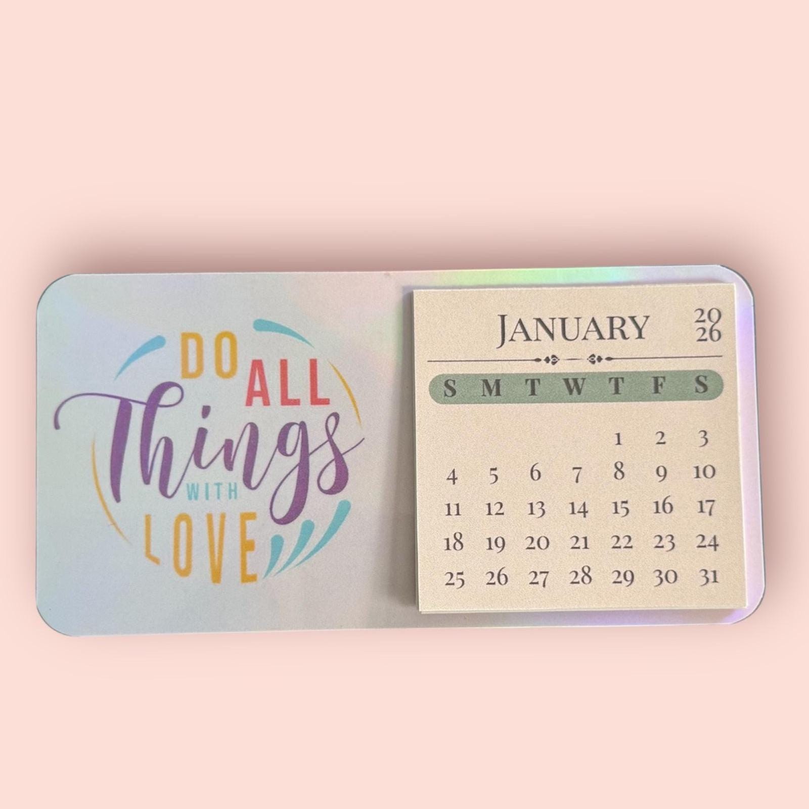 2026 Inspirational Mini Calendar Magnets | Positive Quote Year-at-a ...
