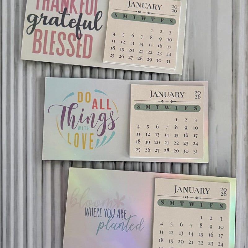 Mini 2026 Calendars - Etsy