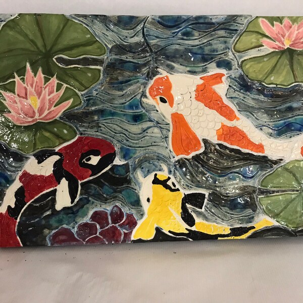 Mosaic Koi - Etsy