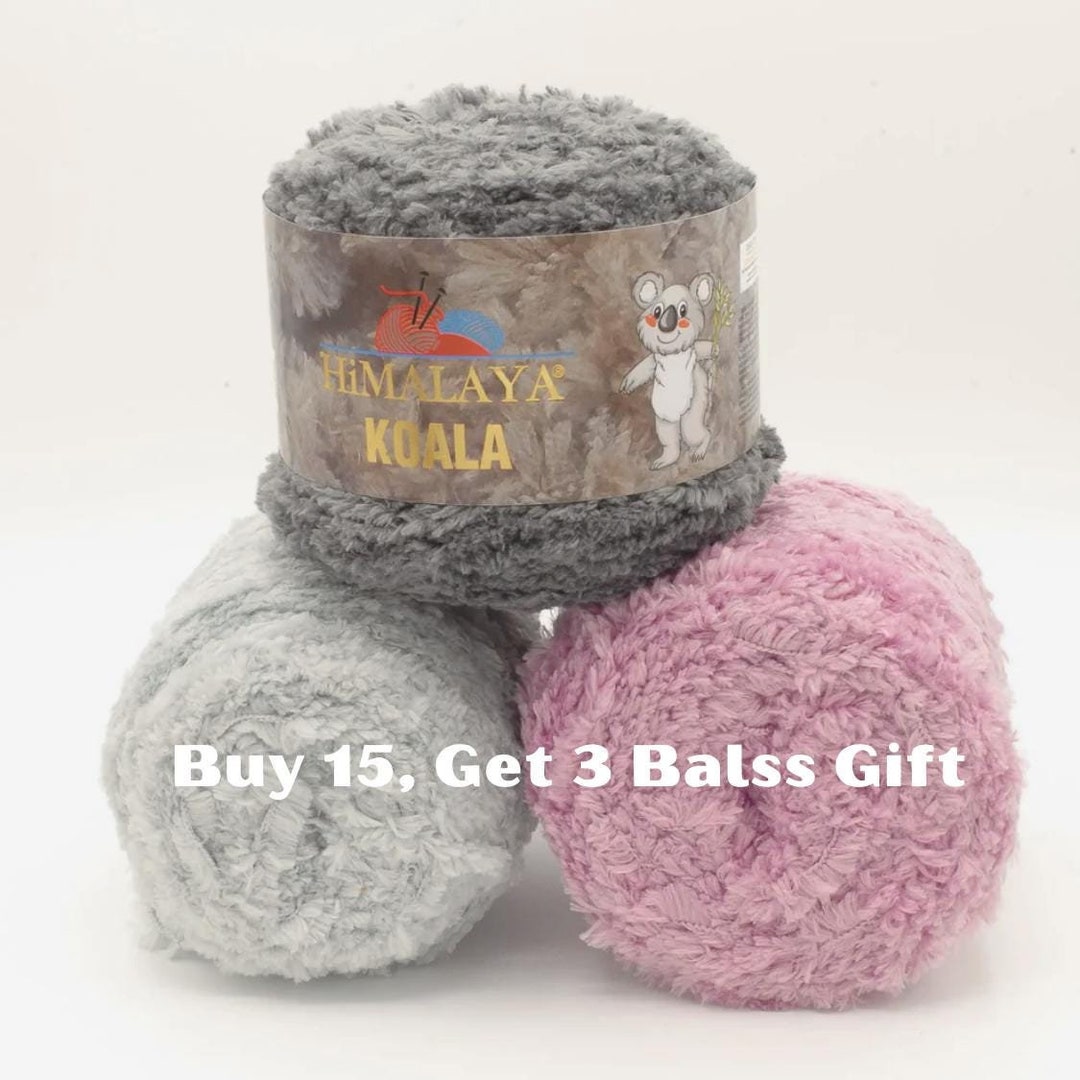 Himalaya Koala Yarn,fluffy Yarn, Crochet Yarn, Knitting Yarn, Soft Yarn ...