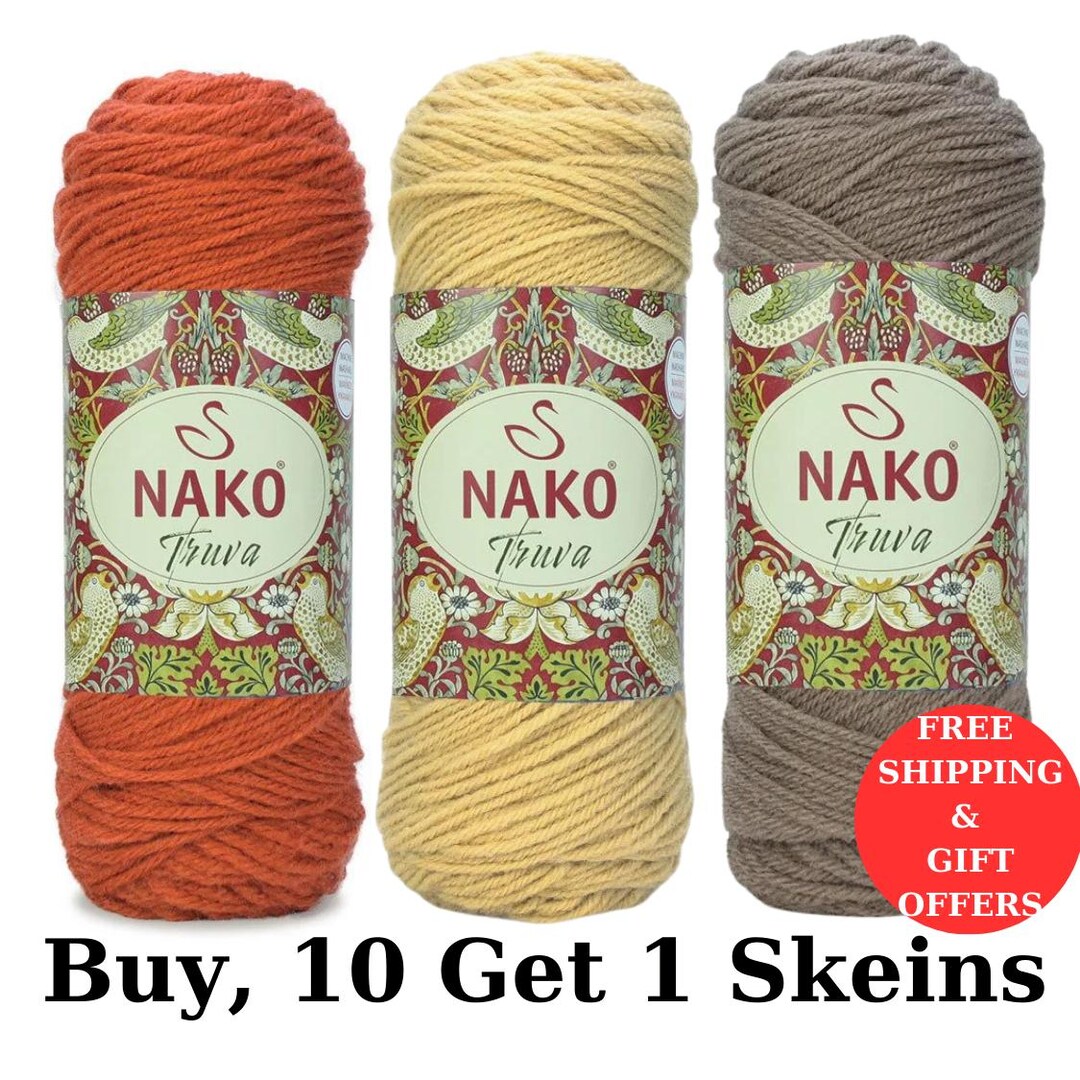 Nako Yarn, Nako Truva Yarn, Yarn for Crochet, Yarn for Shawl, Summer ...