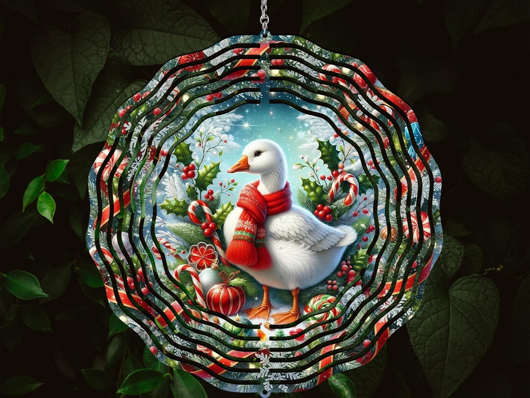 Goose Christmas Wind Spinner Sublimation Design, Digital Download ...