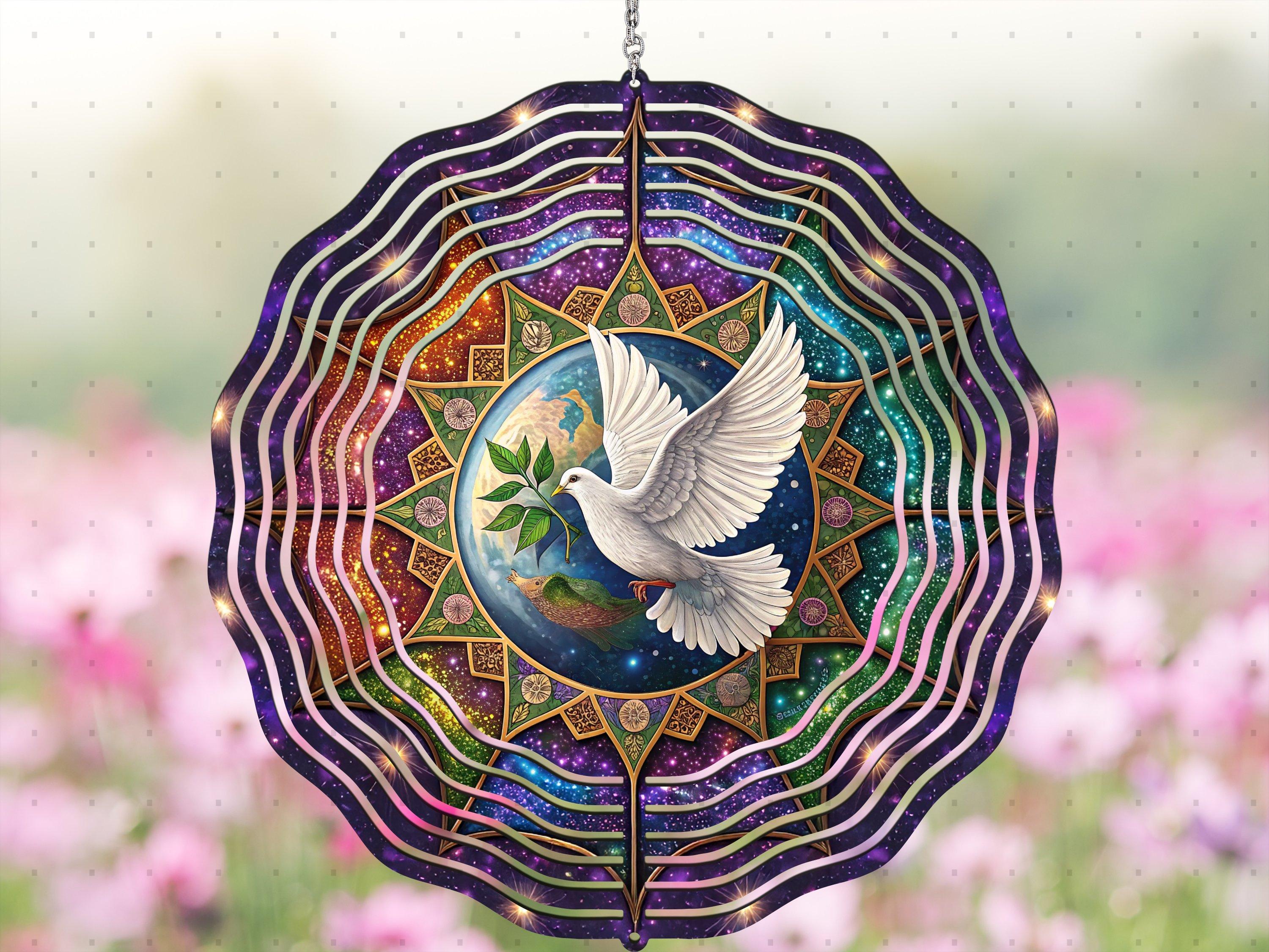 Dove Wind Spinner PNG Digital Sublimation Design, Instant Download, DIY ...