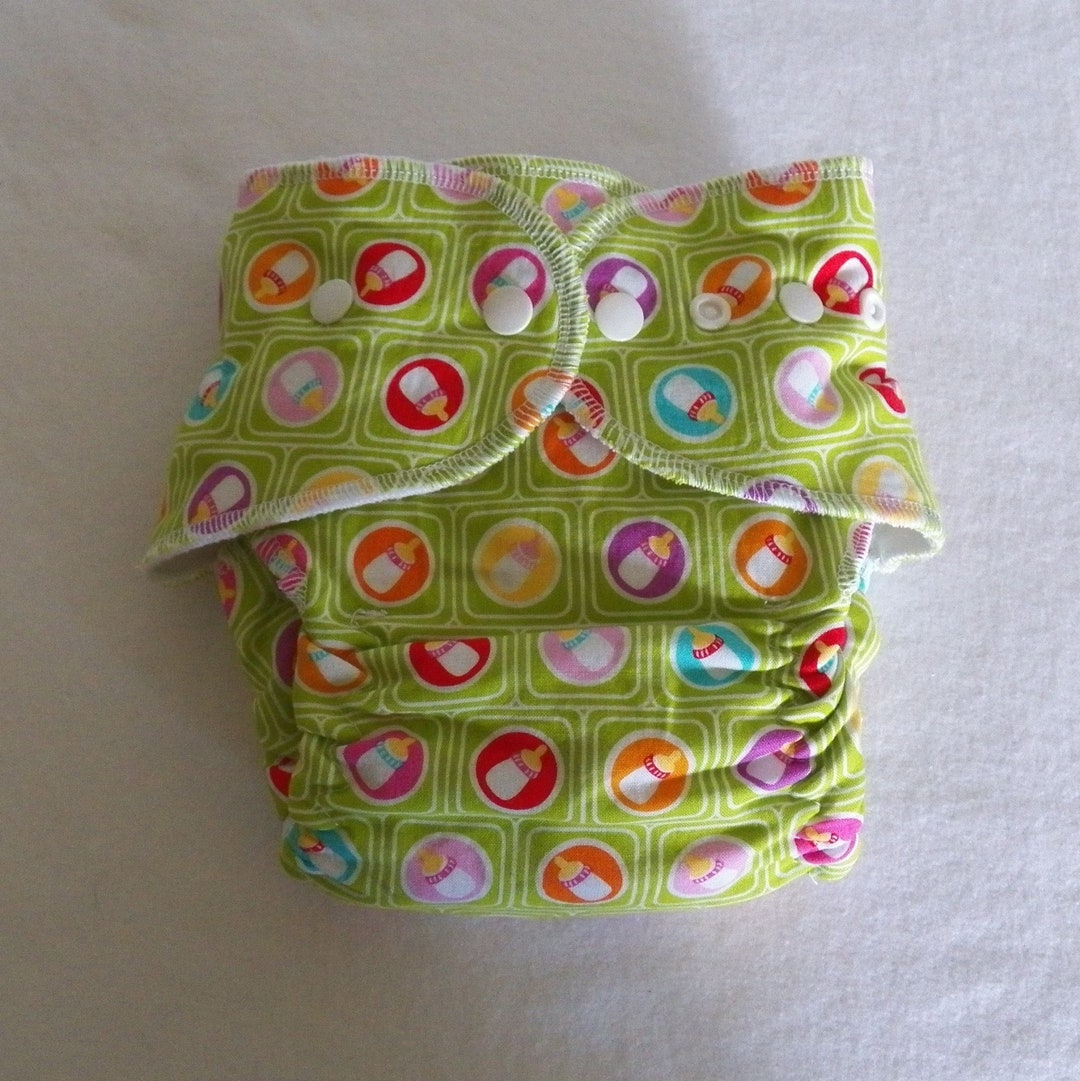 Fitted Large Cloth Diaper- 20 to 30 Pounds- Baby Bottles- Inventory ...