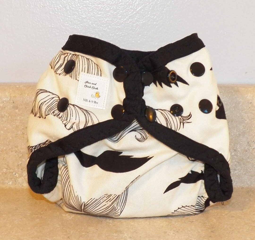 Newborn PUL Diaper Cover With Leg Gussets- 4 to 9 Pounds- Mustaches ...