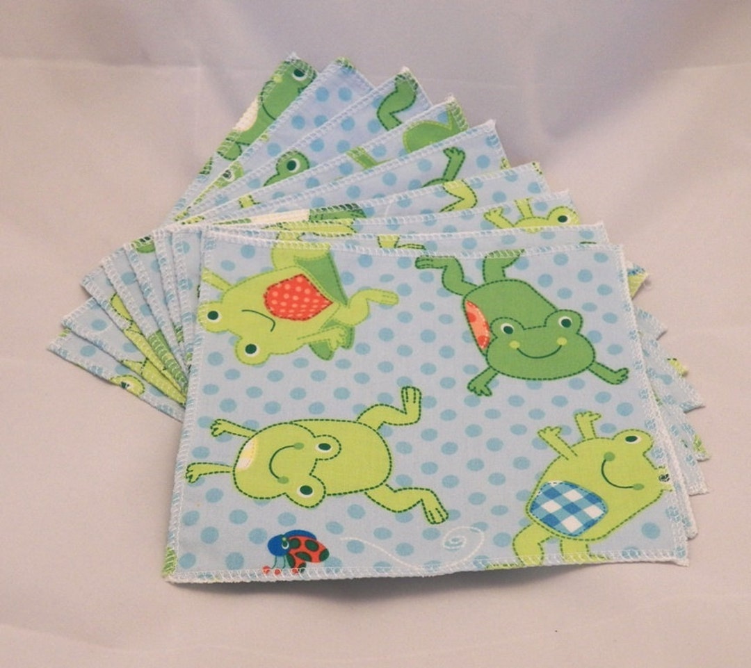 Cloth Wipes, Baby Wipes, Family Cloth, Wash Cloths, Zero Waste Frogs ...