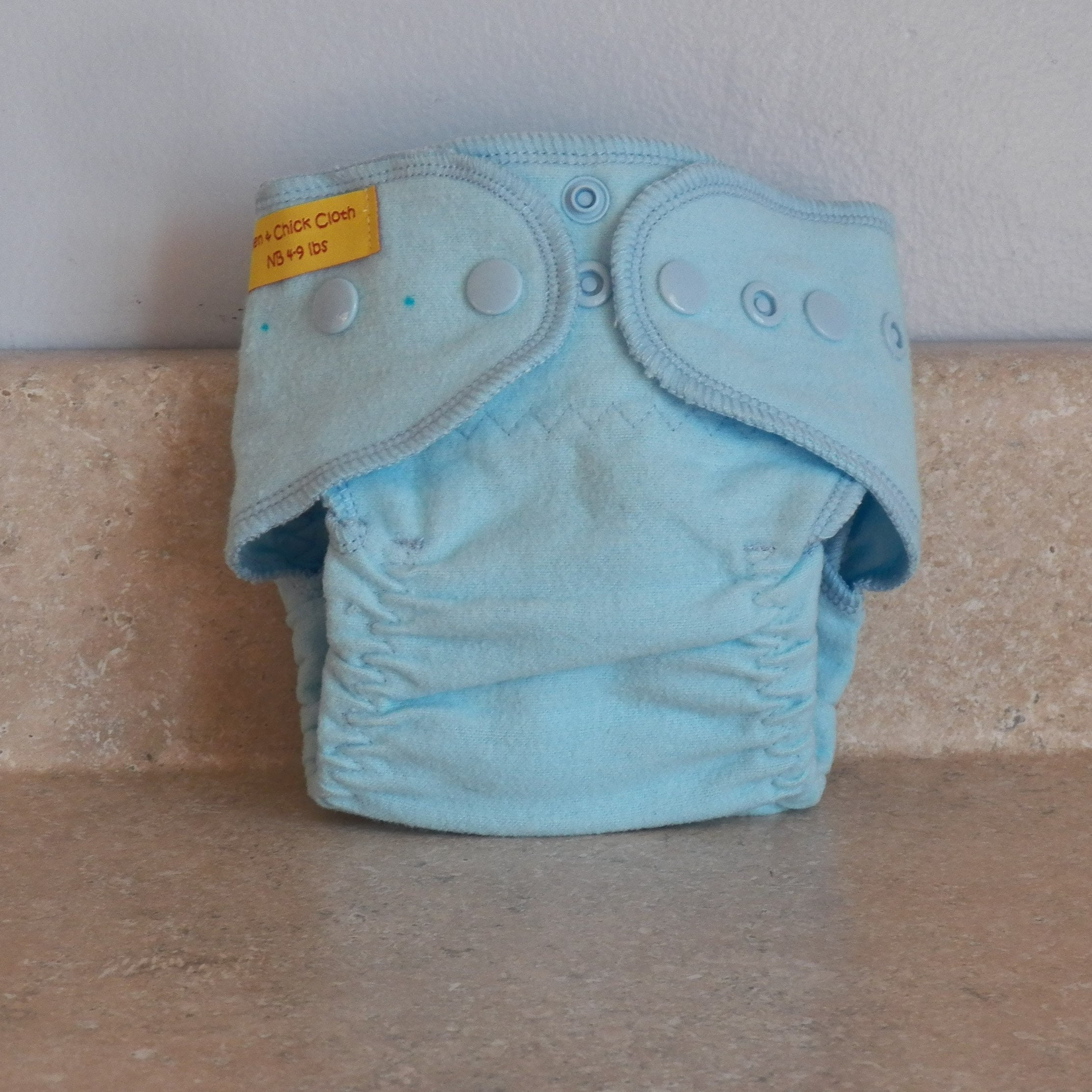 Fitted Newborn Cloth Diaper 4 to 9 Pounds Light Blue inv 16005 - Etsy