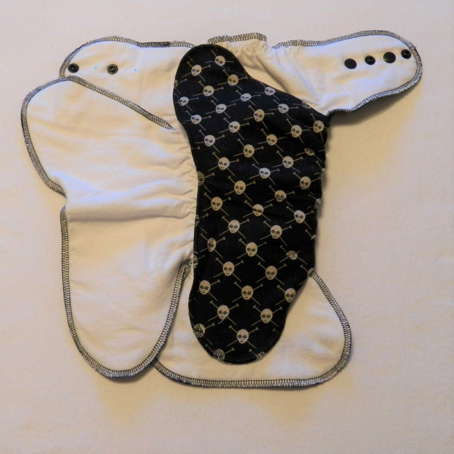 Fitted Large Cloth Diaper- 20 to 30 Pounds- Black Stripes- 19014 - Etsy