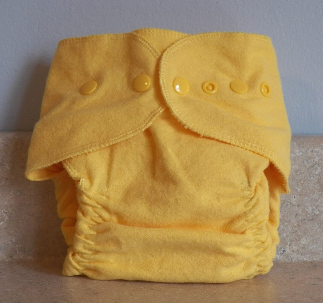 Fitted Large Cloth Diaper- 20 to 30 Lbs- Canary Yellow- 19003 - Etsy