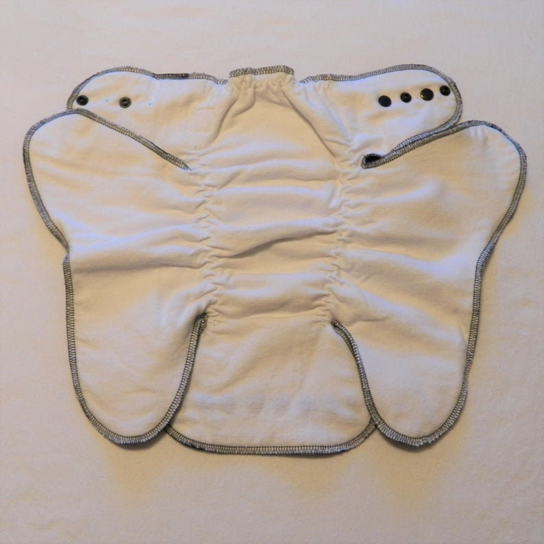 Fitted Large Cloth Diaper- 20 to 30 Pounds- Black Stripes- 19014 - Etsy
