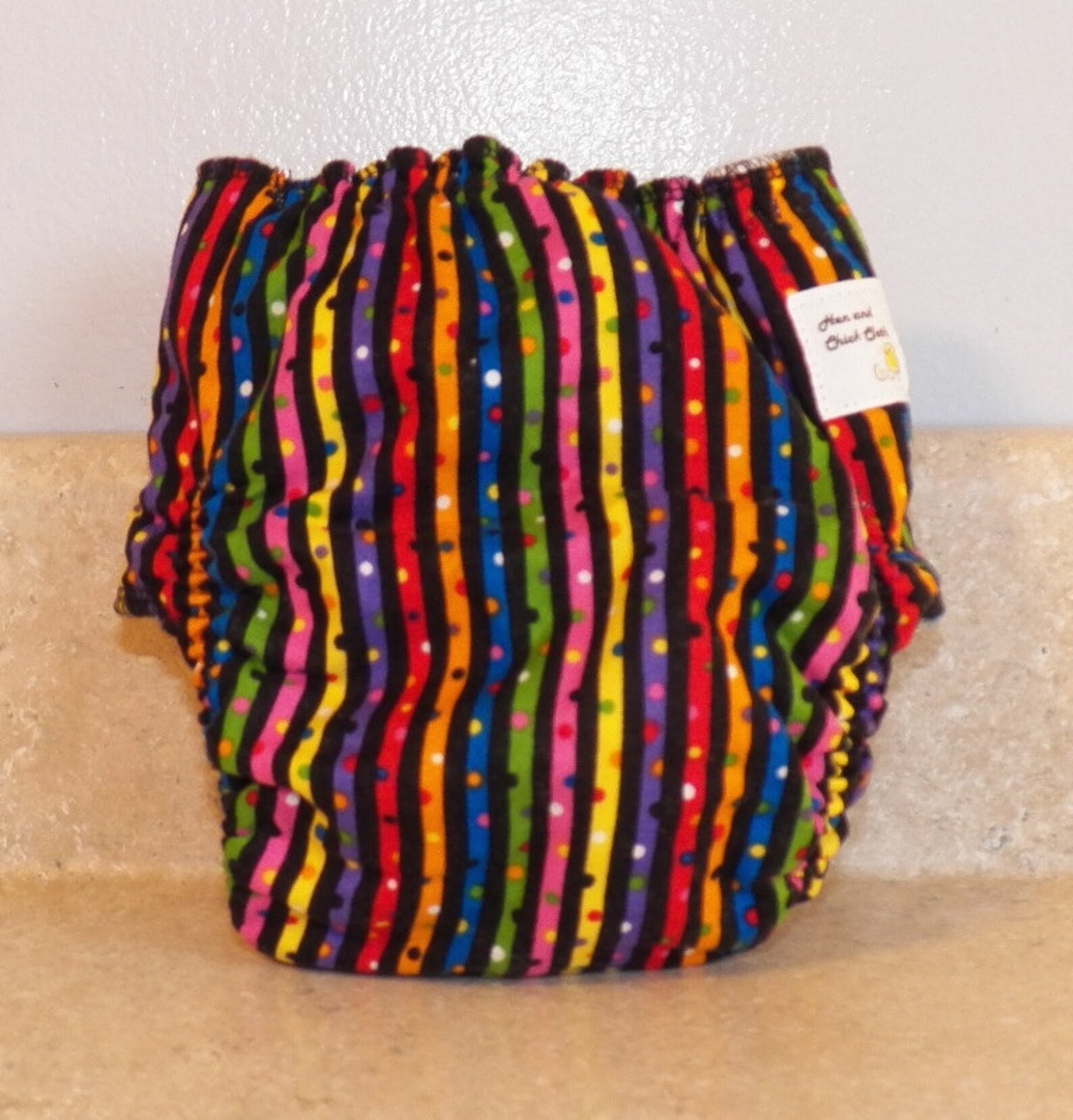 Fitted Large Cloth Diaper- 20 to 30 Pounds- Black Stripes- 19014 - Etsy