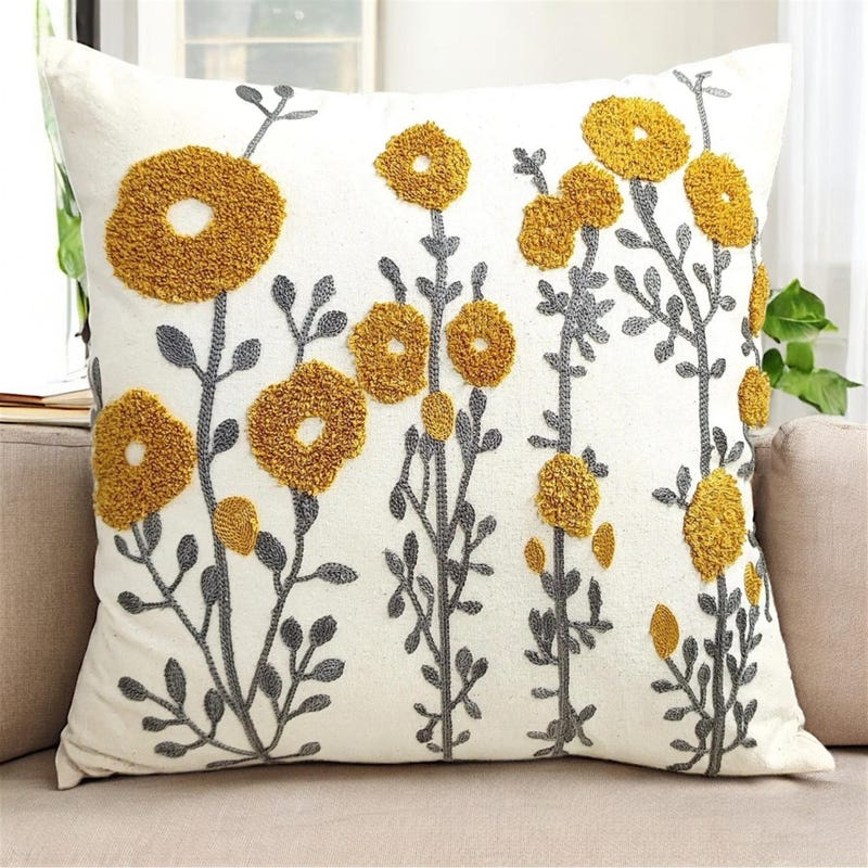 Tufted Pillow - Etsy